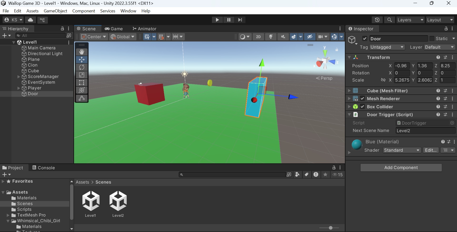 การเปลี่ยนฉากใหม่ ใน Game Code Unity สำหรับการชนวัตถุเพื่อเปลี่ยนฉากและส่งค่าคะแนนไปยังฉากถัดไป ...