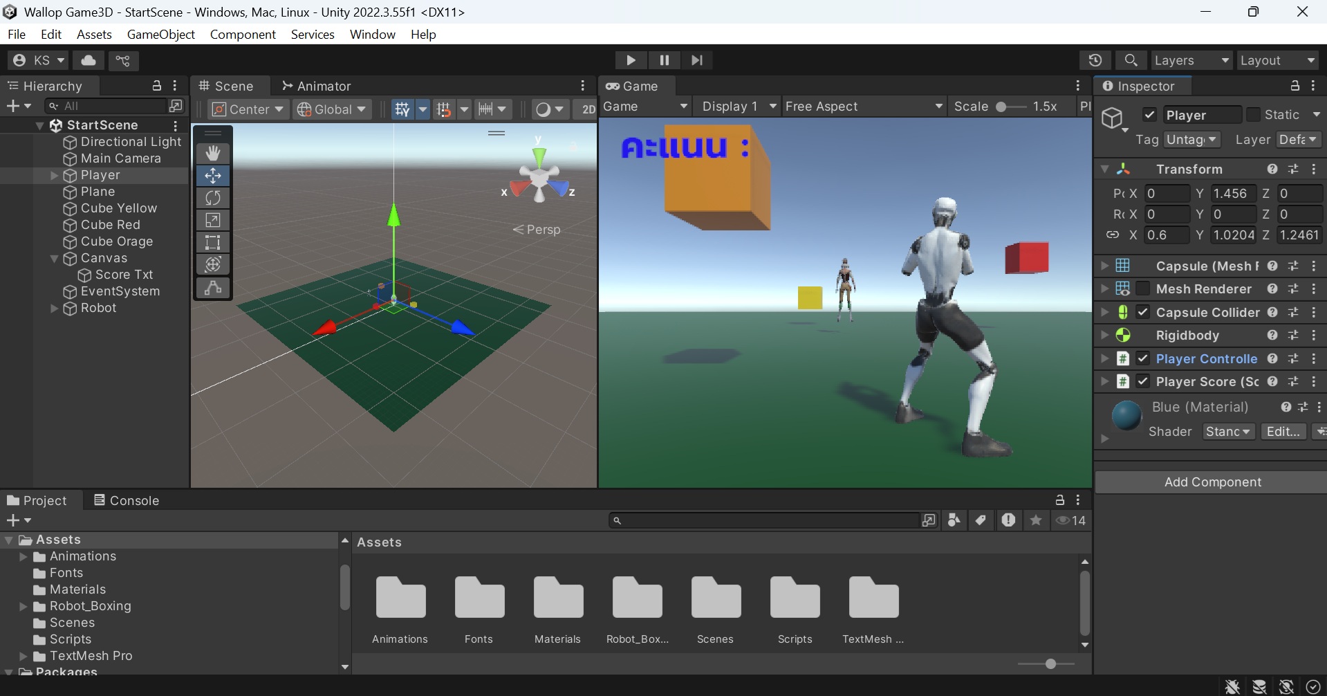 กล้องติดตามผู้เล่นแบบ Third-person ใน Unity Game 3D - KW Product1
